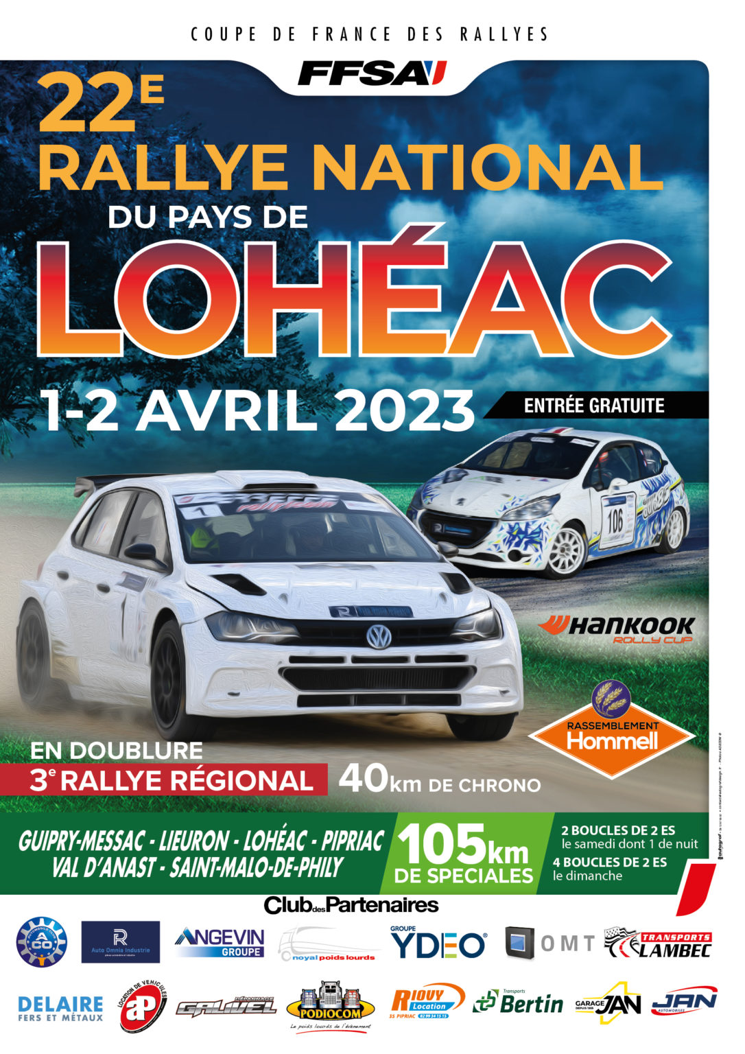Rallye 2023 - 1 et 2 Avril - Rallycross de Lohéac